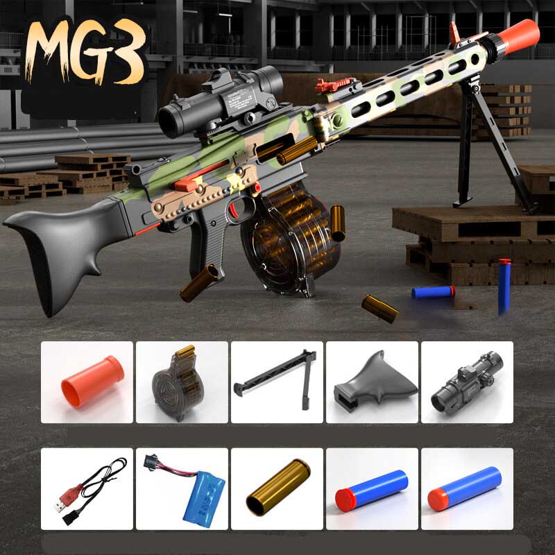 LC MG3 Electric Auto Shell Ejecting Foam Blaster - Kublai Blaster ...